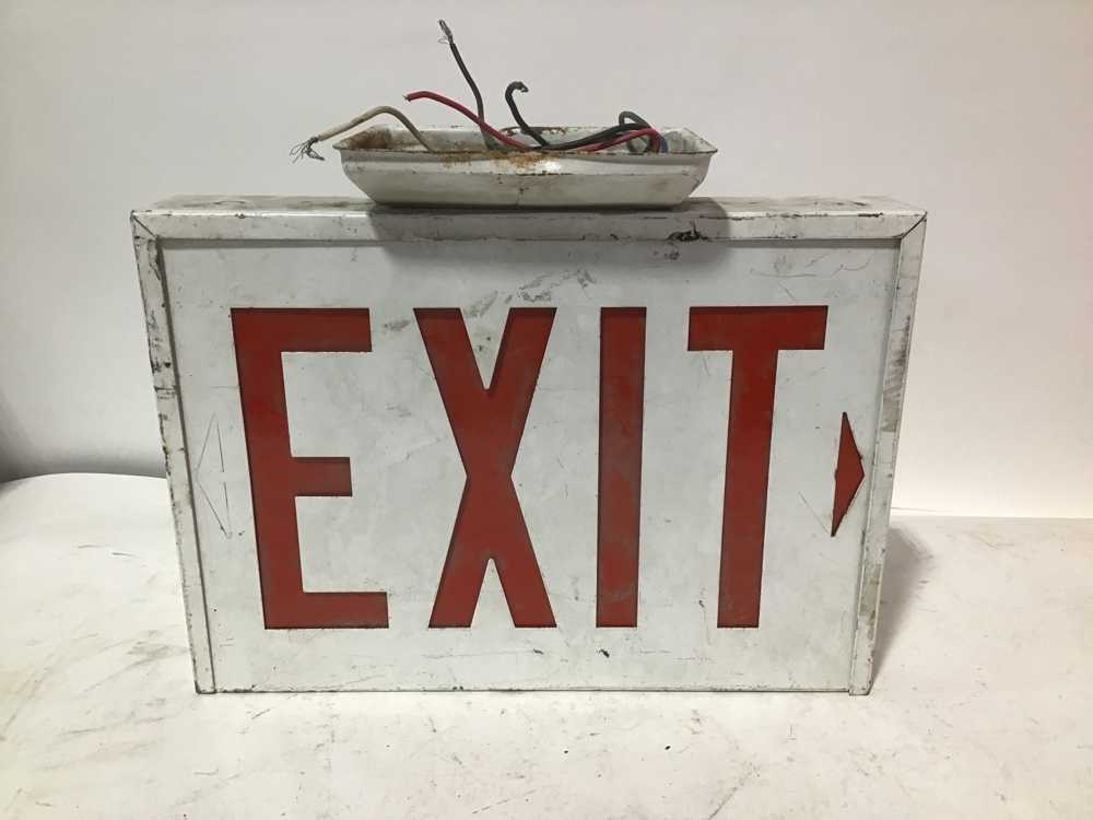 Hanging Exit Sign – Lock Up Props