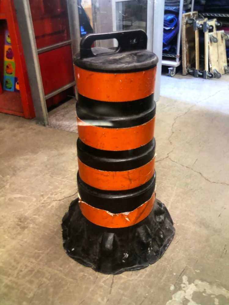 Construction Pylon Barricade – Lock Up Props