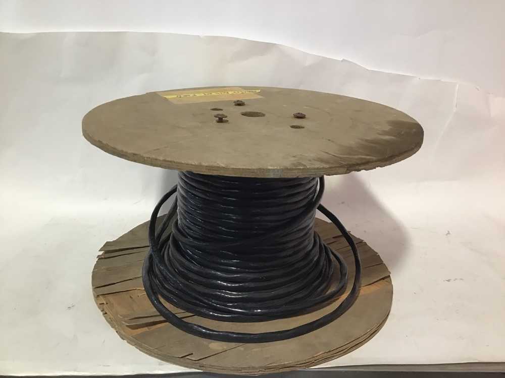 Wooden Spool With Plastic Coated Wire – Lock Up Props