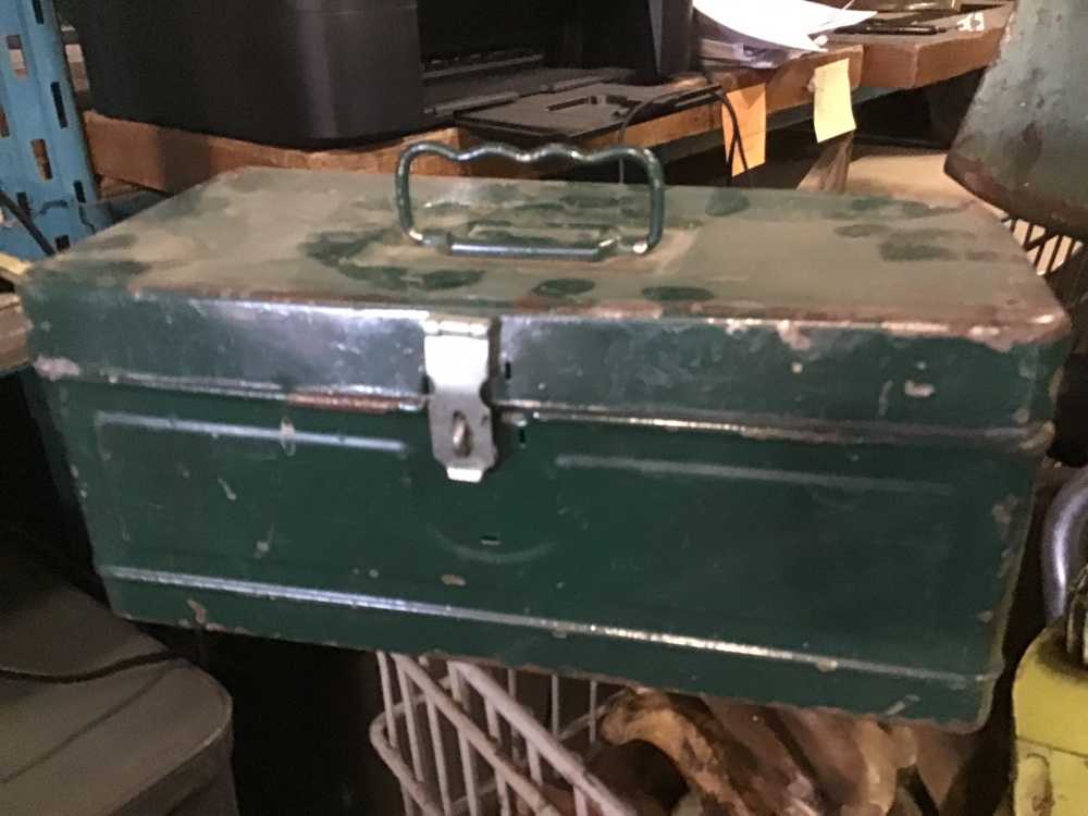 Green Metal Tool Box