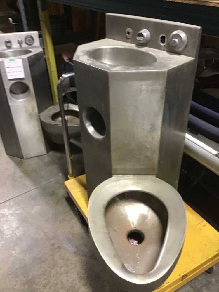 Stainless Steel Prison Toilet