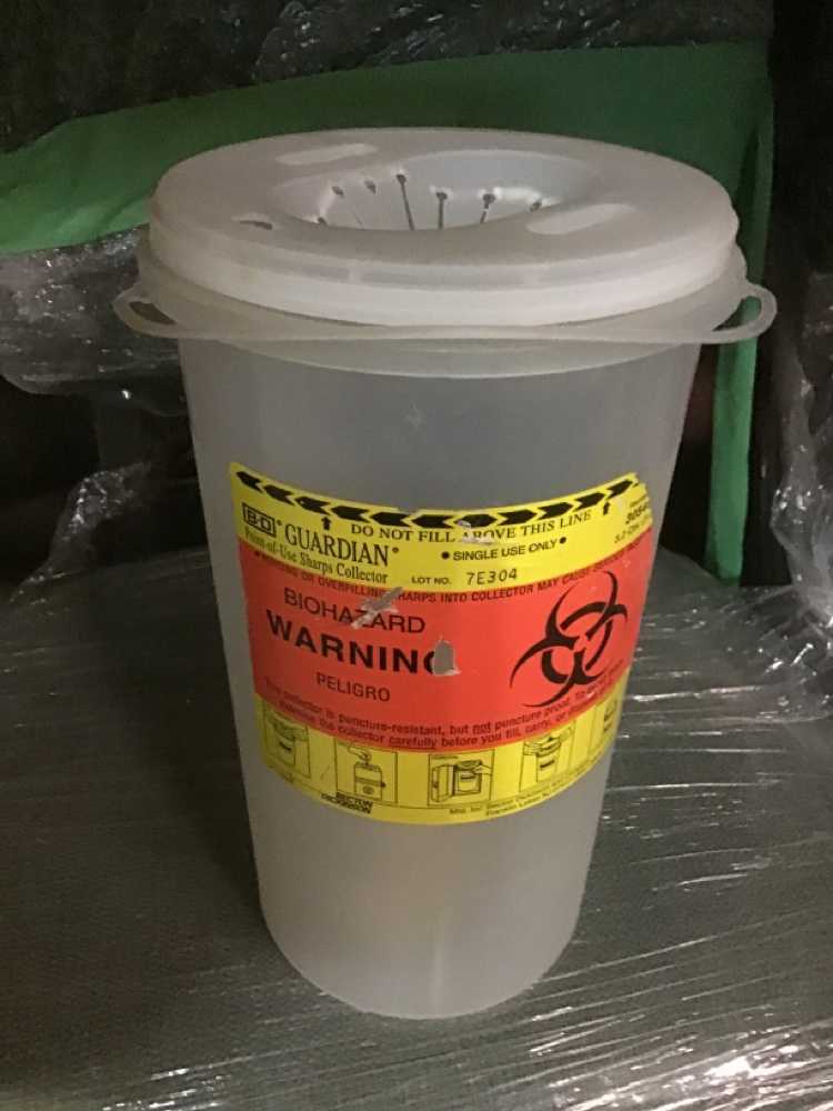Frostic Plastic Biohazard Container