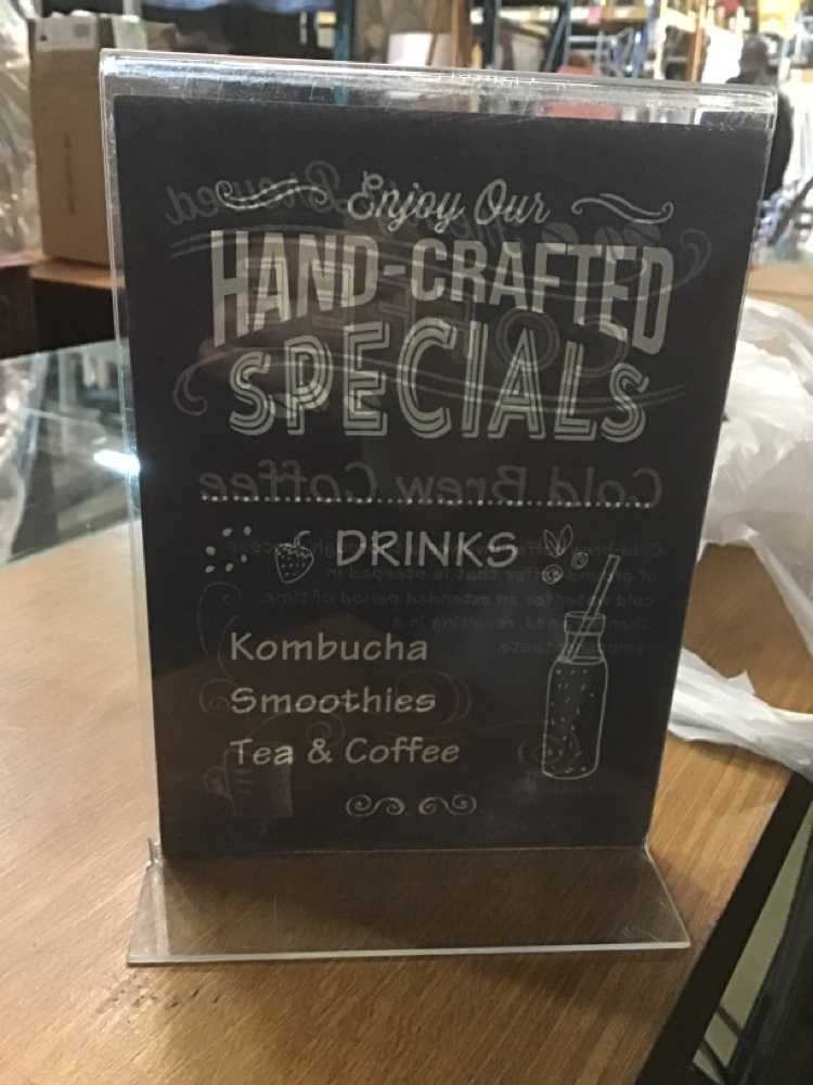 Table Top Menu