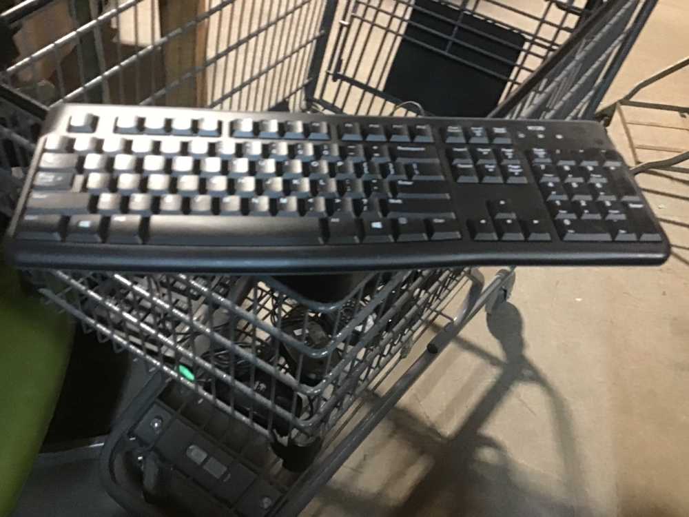 Black Plastic Computer Keyboard