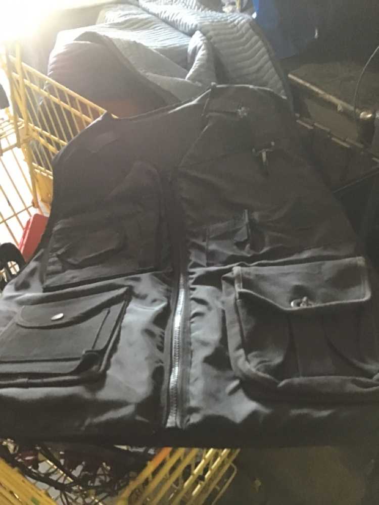 Black Nylon Police Vest
