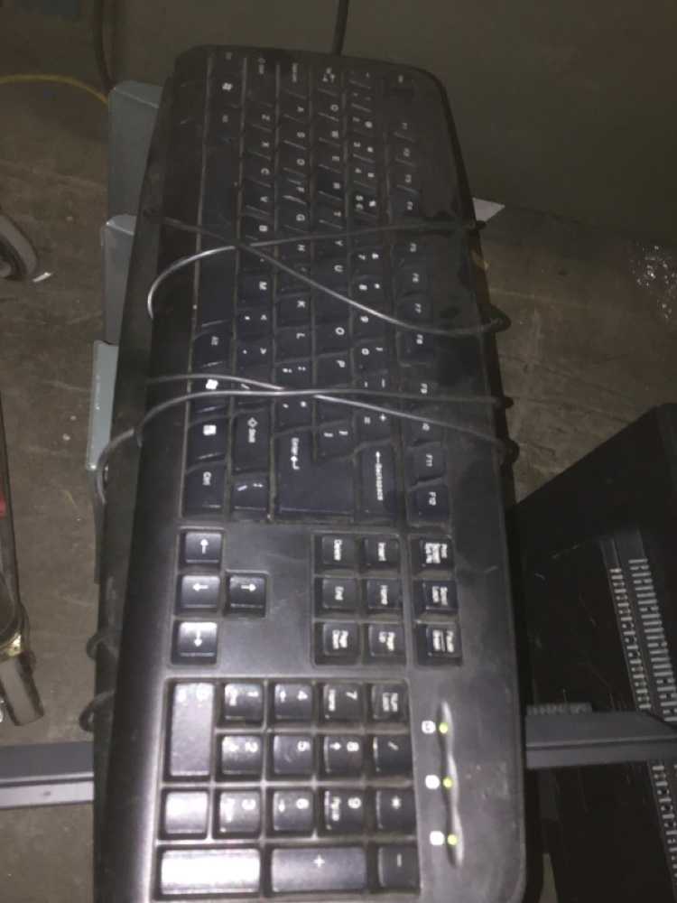 Black Plastic Computer Keyboard