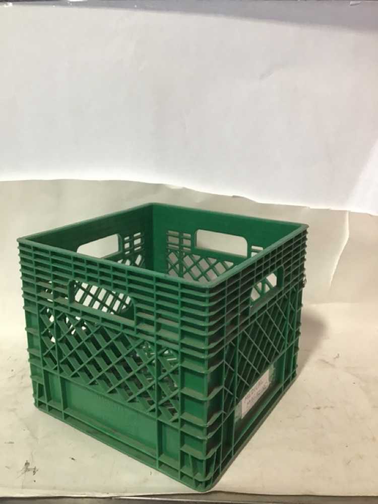 Green Milk Crate
