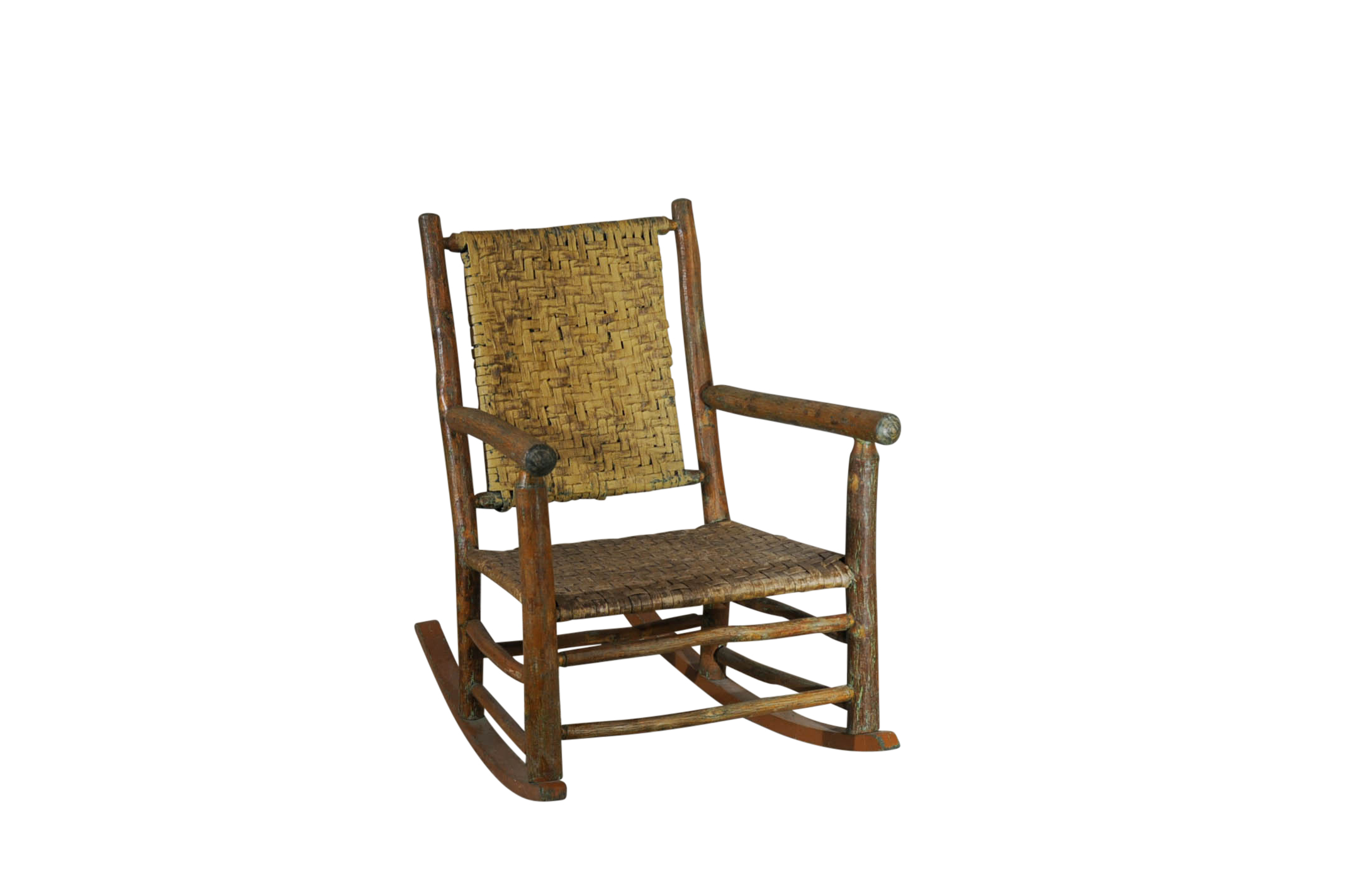 Rocking Chair Rustic Wicker – Lock Up Props