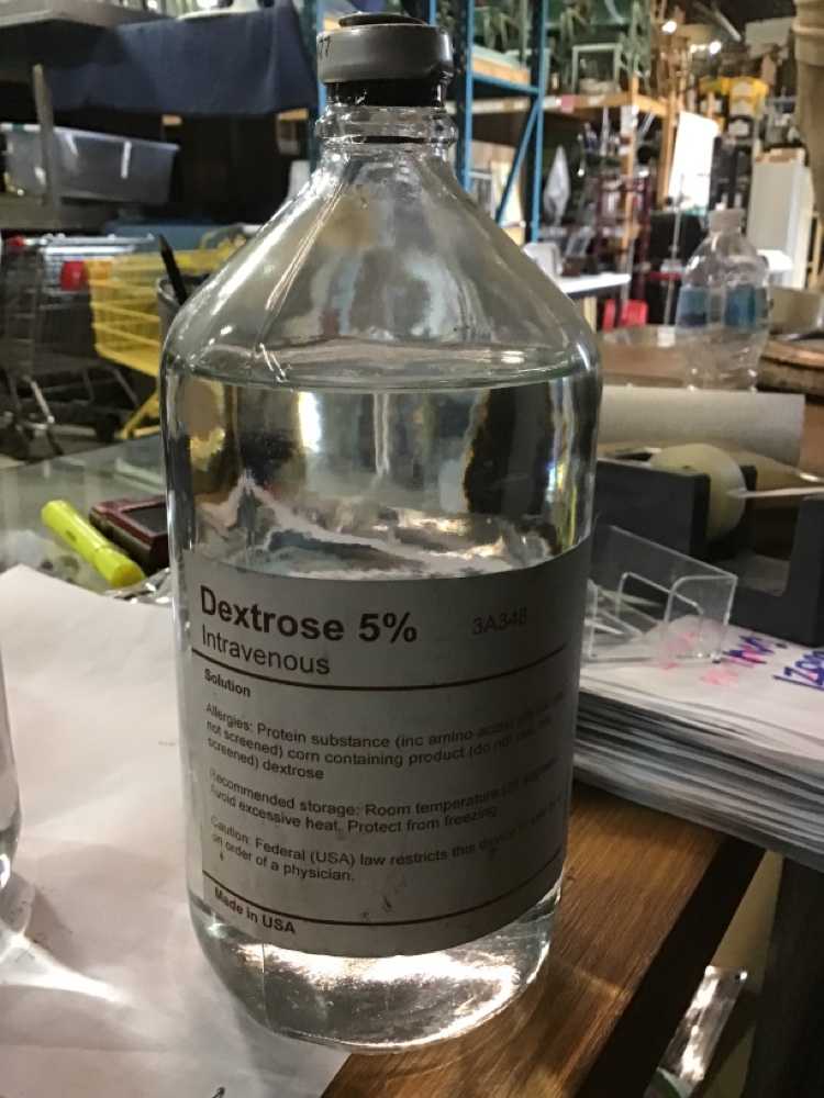 Clear Glass Medical Iv Bottles