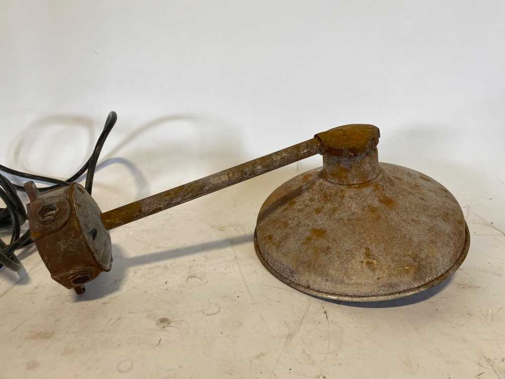 Set Of Rusty Scoop Lights