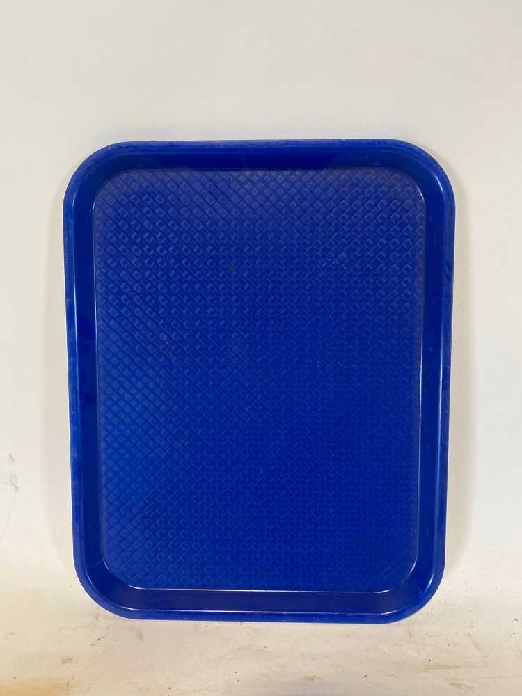 Blue Cafeteria Tray