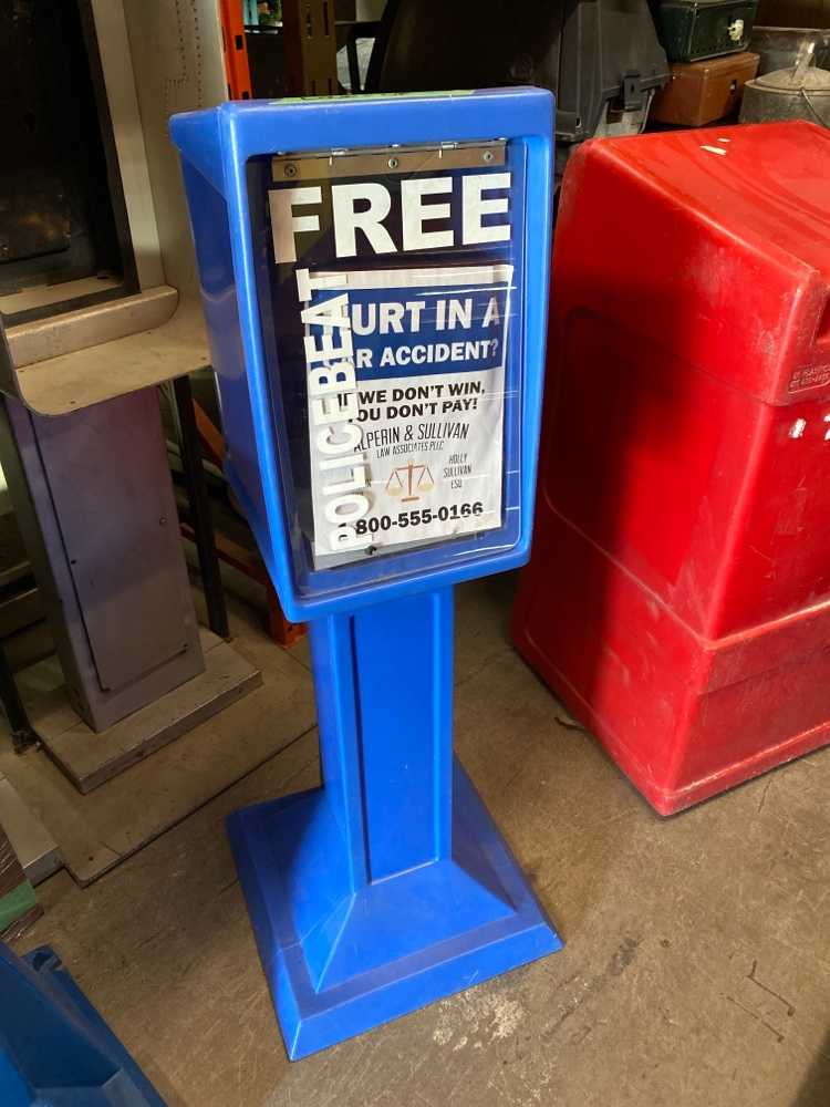 Plastic Newspaper Box