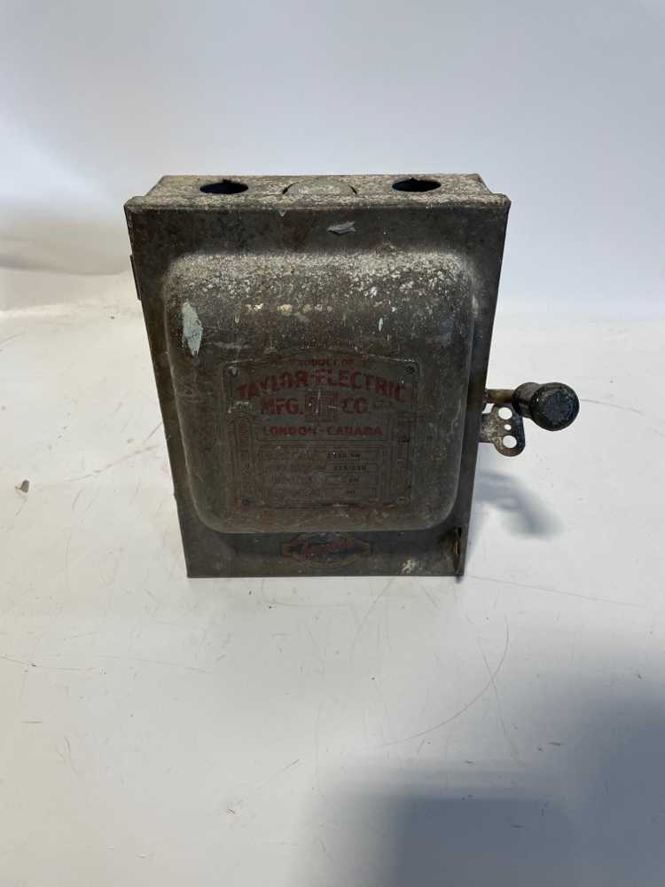 Vintage Metal Power Box
