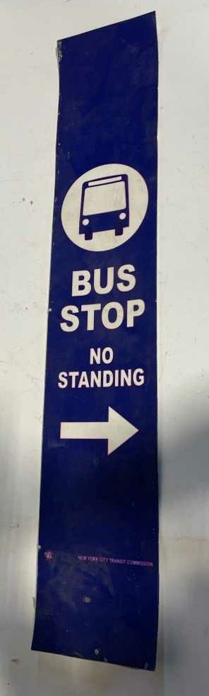 Bus Stop No Standing Sign