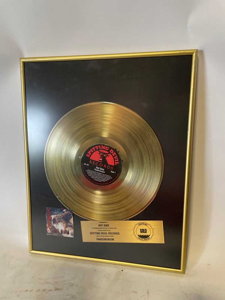 Gold Record Frame, With Glass
