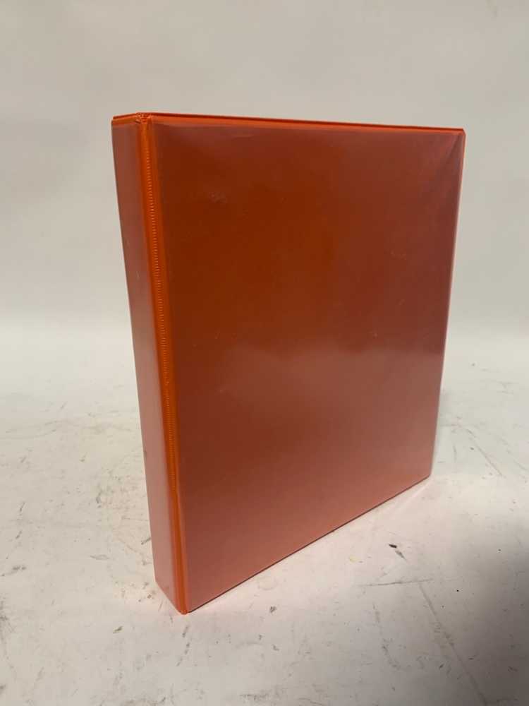 Orange Binder