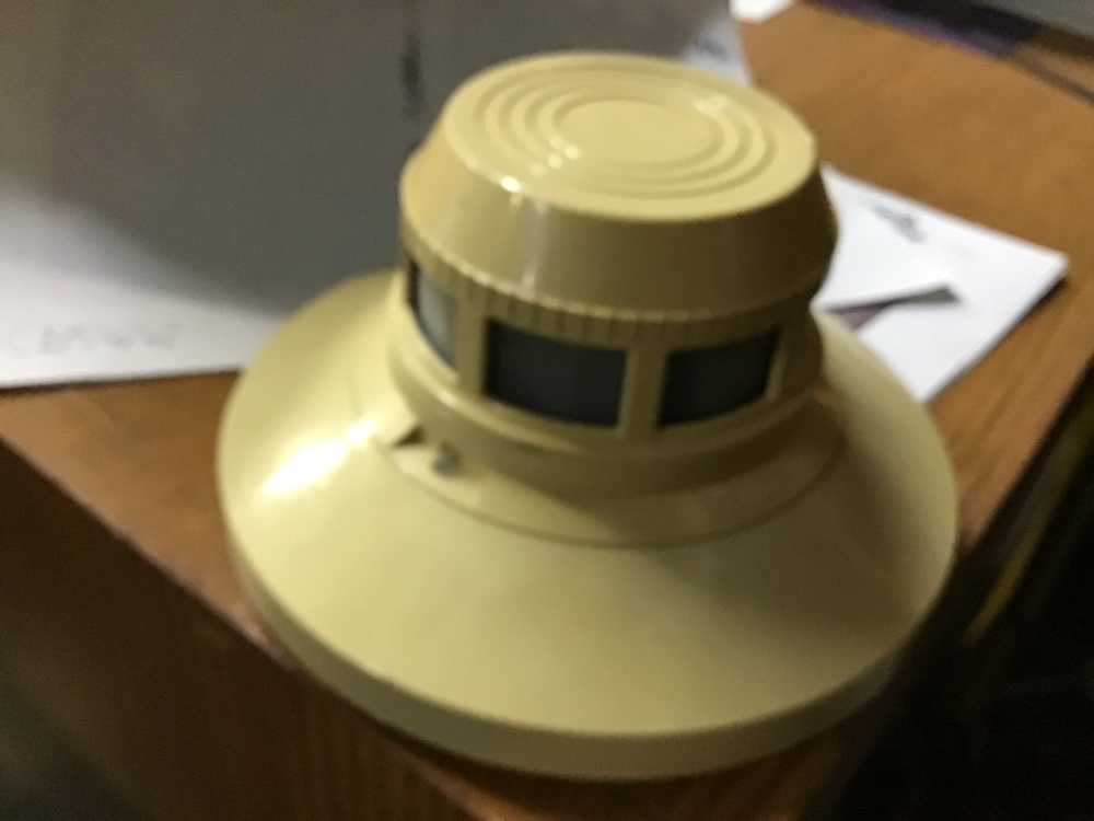 Beige Plastic Fire Alarm